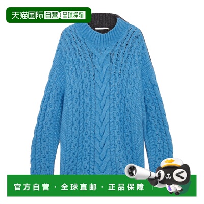 1h可退 香港直邮Stella McCartney 双色粗针织毛衣 6K08373S2516