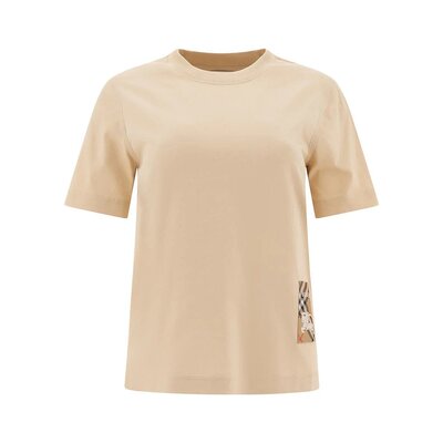 BURBERRY 女士T恤 8103506-0 SS2025 浅棕色 Nutmeg T-shirt