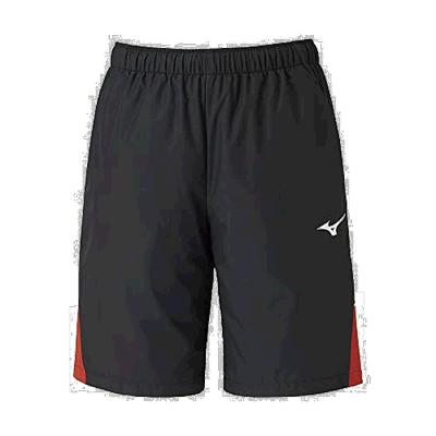 【日本直邮】Mizuno美津浓游泳竞技运动短裤XS黑红 N2JD2011梭织
