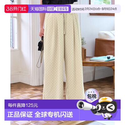 日本直邮KOBE LETTUCE 迷你圆点宽松长裤 [M4221] KO5653EW030609