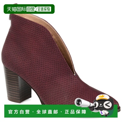 自营 journee collectionJournee Women's Bellamy Bootie - wine