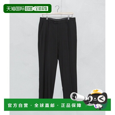 1h可退 日本直邮nano・universe男士正装黑色长裤 ESSENTIAL LINE