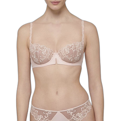 【美国直邮】simone perele 女士 文胸刺绣蕾丝性感