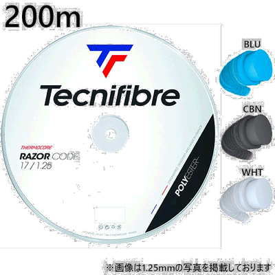 日本直邮200m Technifibre 男士女士激光线 RAZOR CODE 网球装备