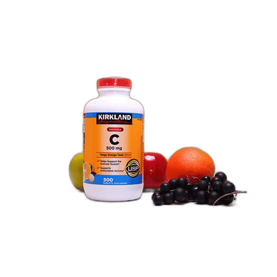 Kirkland/柯克兰玫瑰果维生素C 橙味VC咀嚼片500mg500片