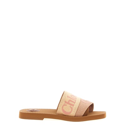 香港直邮CHLOÉ 女士凉鞋 CHC23U188EF25I SS2026 驼色 Chlo Woody