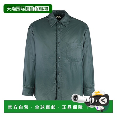 香港直邮AUTRY 男士衬衫 OJPXO2NG AW2025 绿色 Nylon Overshirt