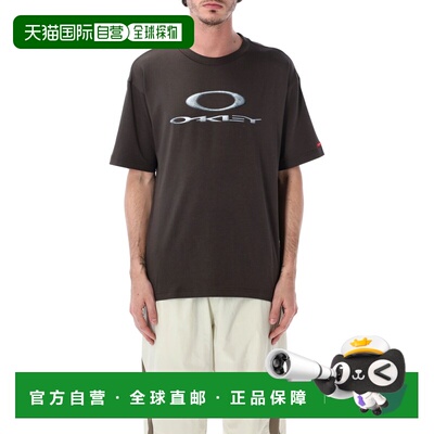 香港直邮OAKLEY 男士T恤 FOA40878822H SS2026 黑色 