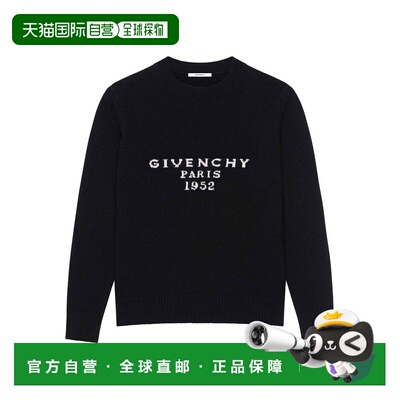 香港直邮GIVENCHY 女士针织衫 BW90VD4ZSN001 SS2026 黑色 Black