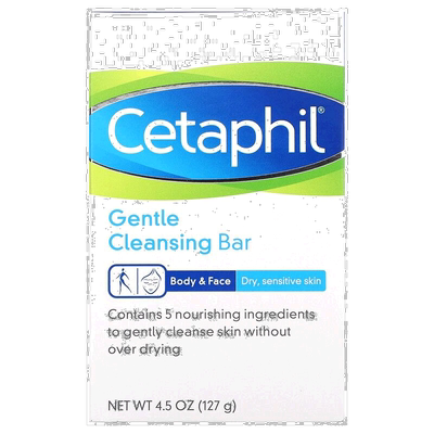 香港直邮Cetaphil丝塔芙温和洁面皂滋养无刺激清洁滋养127g正品