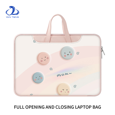 可爱表情包笔记本电脑包14寸适用联想小新pro15.6保护套华为matebook16内胆包苹果Macair13.3英寸手提包通勤