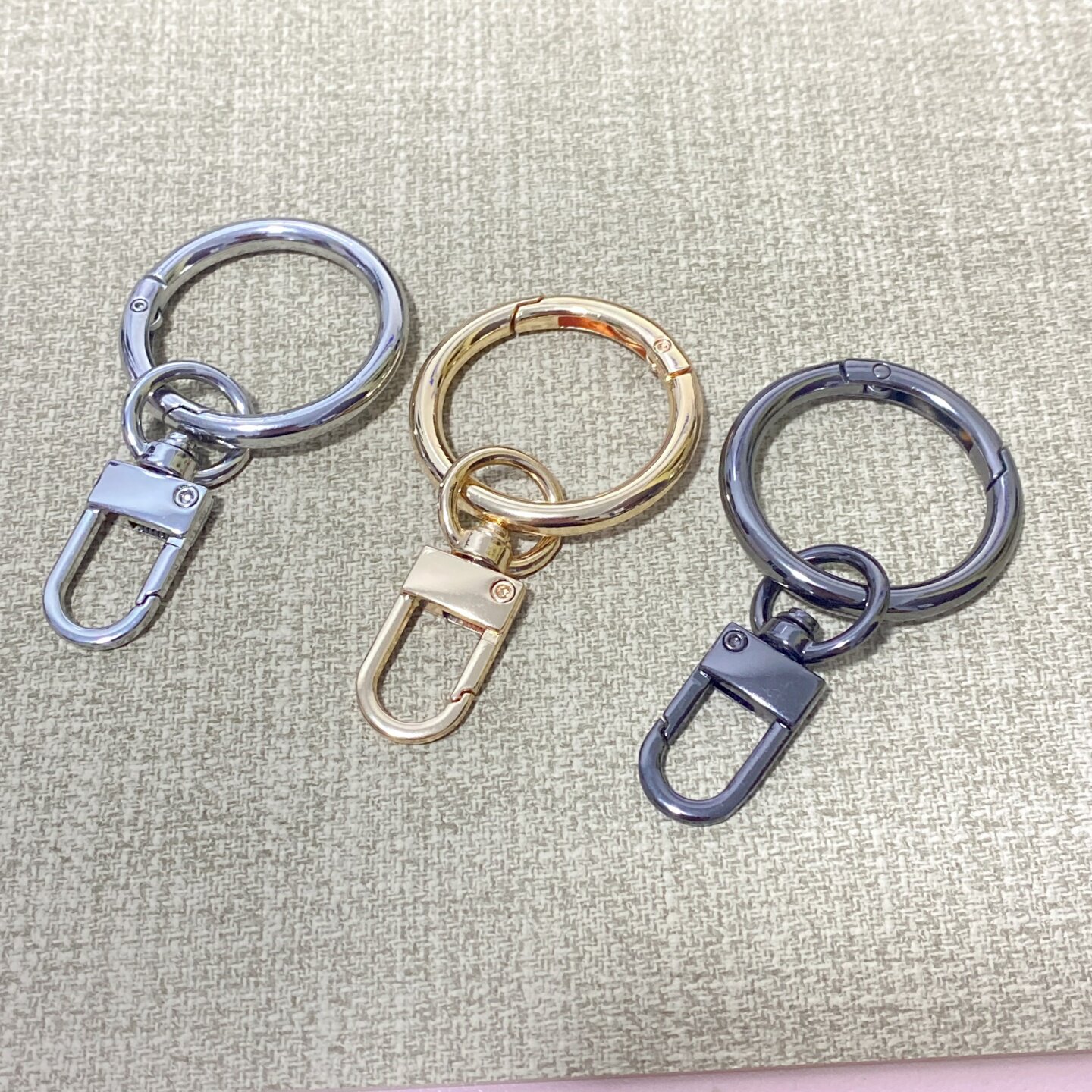 百搭腋下肩带扣加长五金配件手提单肩包挂扣钥匙圈挂钩箱包弹簧圈