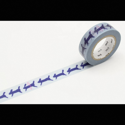 日本mt皆川明蓝跑兔胶带分装现货