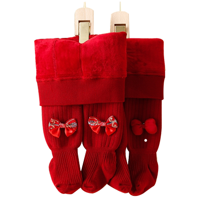 婴儿连裤袜秋冬超厚大PP宝宝