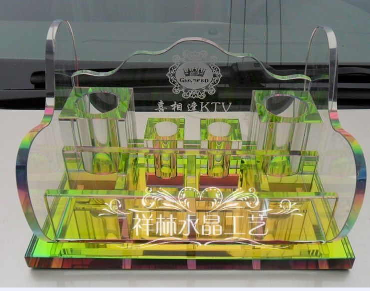 多功能无线水晶话筒架ktv麦克风架话筒座咪唑话筒水晶座
