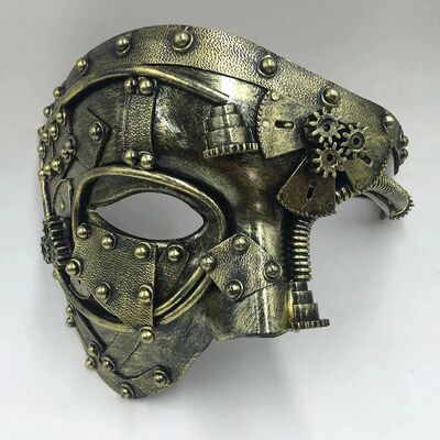 Steampunk Phantom Masquerade Cosplay Medieval Retro Mask Bal