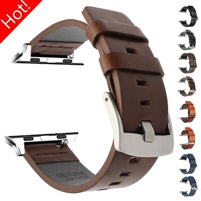Genuine Leather Strap for Apple Watch Ultra 2 Band 49mm 9 8