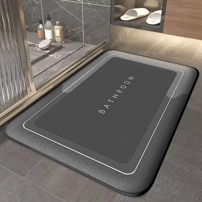 Thickened bathroom absorbent mat simple door dirt-resistant