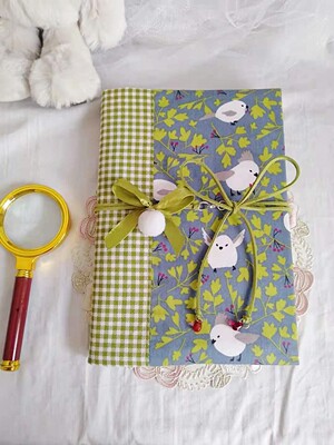 青芽啾啾盐系可爱小鸟可调节手账