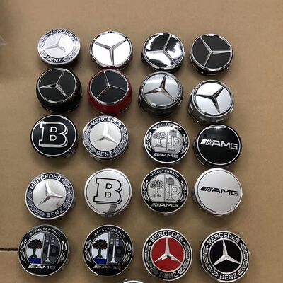 新款奔驰轮毂盖标麦穗黑
