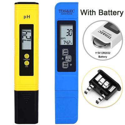 PH Meter & TDS Meter Digital Water Quality Tester 0-14 PH Me