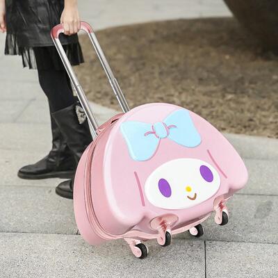 2024 children  s suitcases with a large capacity of 3D cart