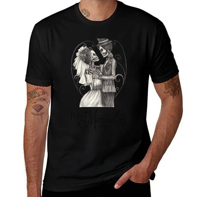 Just Married Funny Anniversary T-Shirt Casual Everyday Wear
