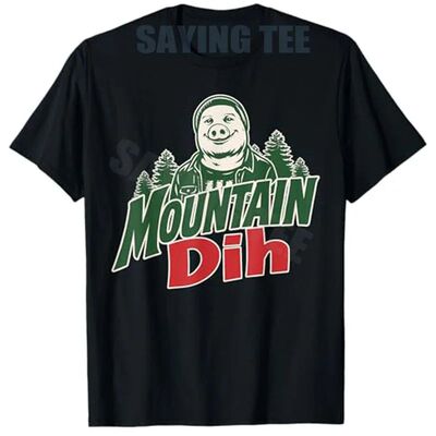 Mountain Dih John Pork Brainrot Meme Vintage Retro T-Shirt Y