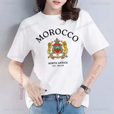 Moro cco T Shirt for Men Vintage Style Streetwear Women Clot