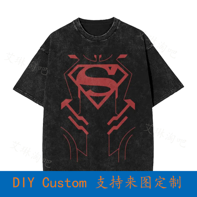 Jla Superboy Vintage Oversized T-Shirt RZ9N