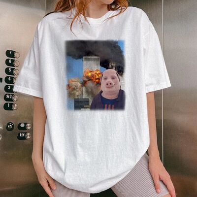 Novelty Hilarious John Pork Meme Creative Shirt Offensive Ga