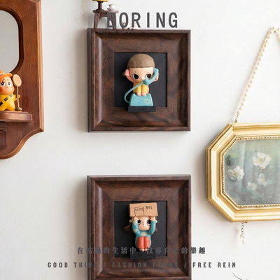 泡泡玛特Nyota盲盒手办墙面收纳展示架装饰摆件家居挂墙相框礼物