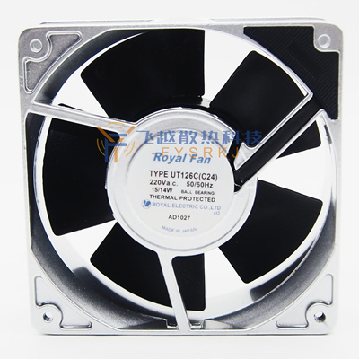 原装日本Royal FAN UT126C UT126C[C24] 220V 15/14W 12038 风扇