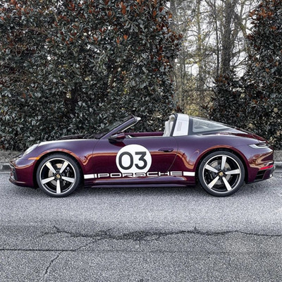 保时捷911 Targa4S车贴拉花718 987991 981 panamera汽车贴纸