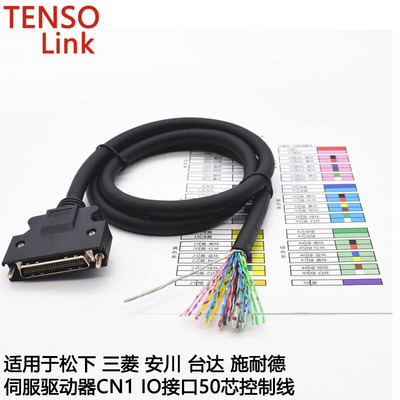 安川松下伺服驱动器X4接口JZSP-CSI01-1-E  DV0P4360 50芯控制线