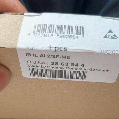 全新 原装 全新原装模块2863944 IB IL AI 2/SF-ME现货