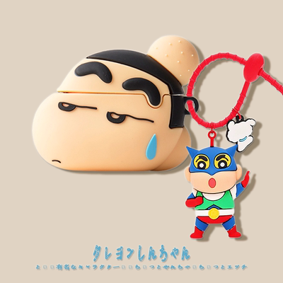 适用索尼耳机wf1000xm5保护套xm5保护壳新款第五代sony wf-1000xm4可爱盒索尼wf挨揍小新外壳硅胶挂耳机套