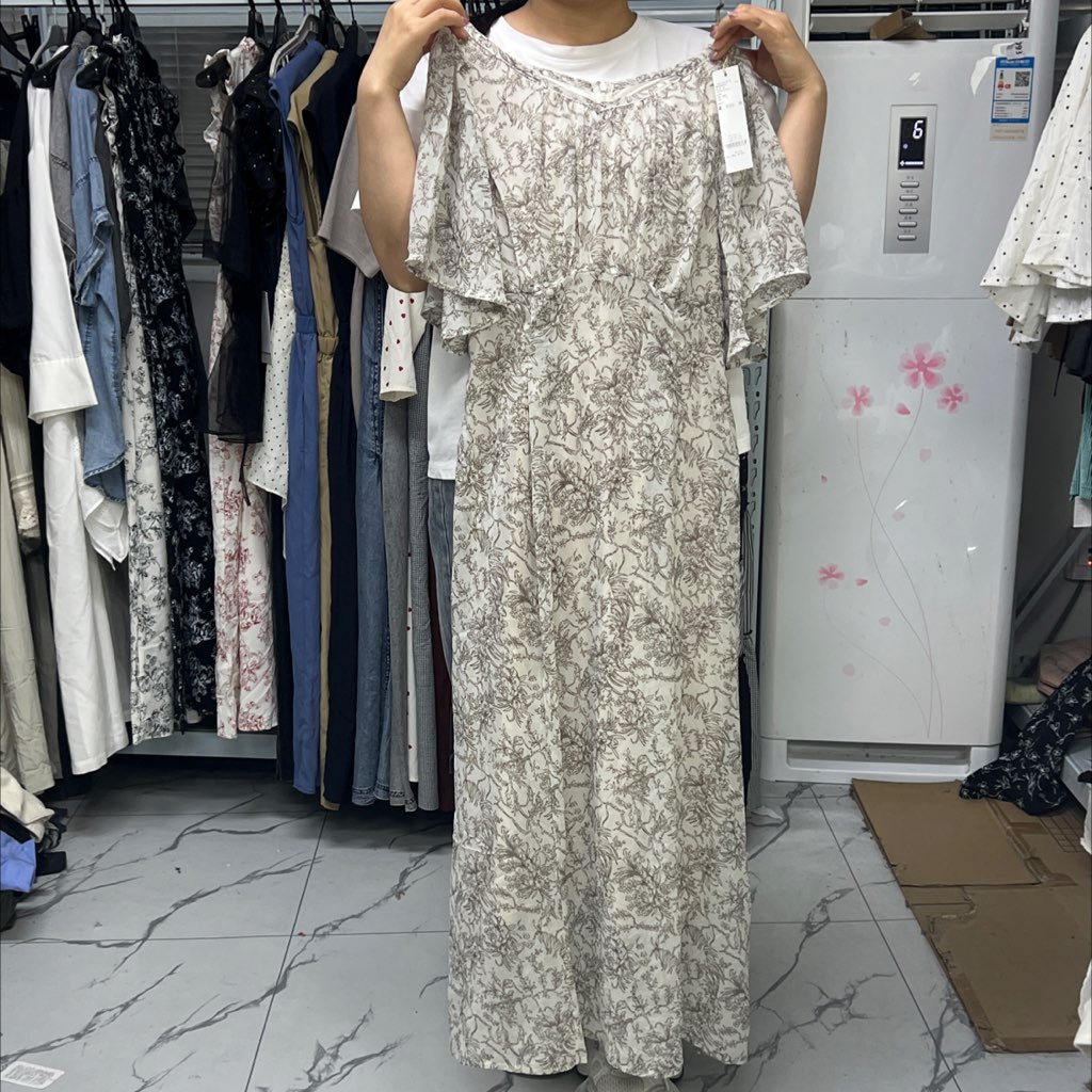 499,wo_men 新款碎花连衣裙,均码,