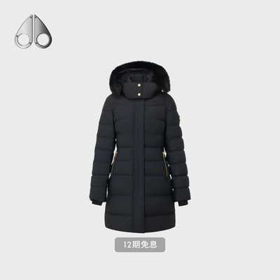 MOOSE KNUCKLES PARKA女士金标中长款鹅绒小剪刀羽绒服