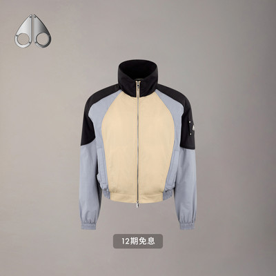 [早春新品]MOOSE KNUCKLES 女士撞色宽松短款防晒小剪刀休闲外套