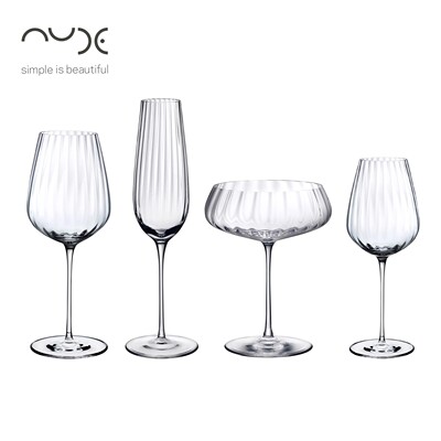 NUDE努德进口手工水晶红酒杯