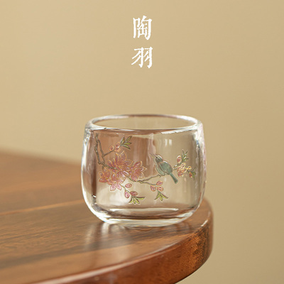 鸟语花香扳指杯茶杯主人杯