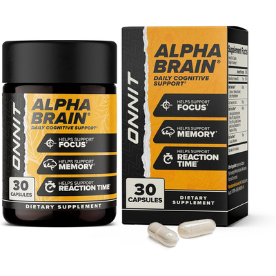 美国洛杉矶直邮 ONNIT Alpha Brain脑力补充剂记忆认知精神脑健康