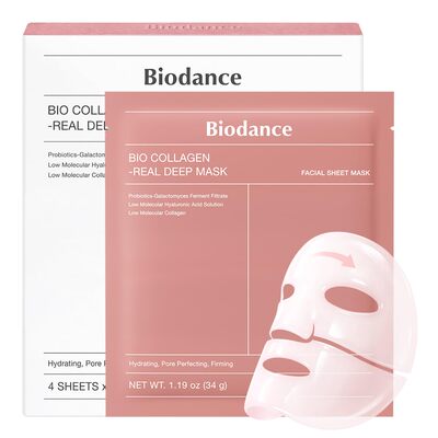 美国洛杉矶直邮BIODANCE真胶原蛋白深层补水贴夜间水凝胶面膜弹性
