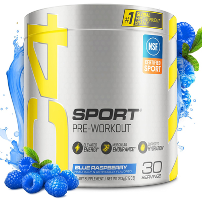 美国洛杉矶直邮Cellucor C4 Sport 预运动粉末 蓝覆盆子-含有肌酸