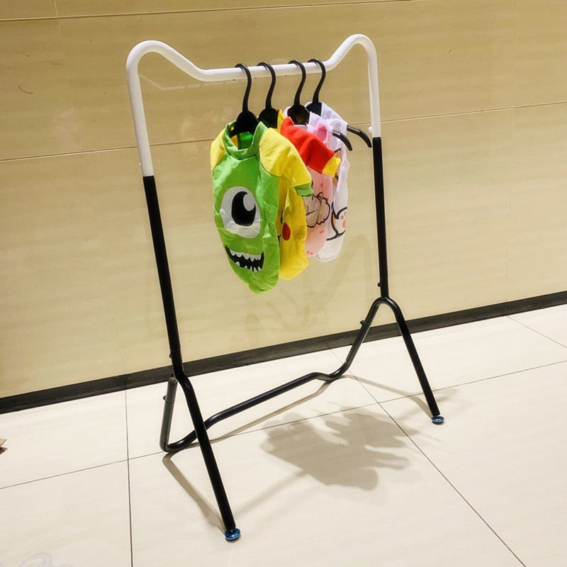 儿童晾衣架 宝宝衣撑子 宠物衣挂 猫物狗衣服挂 铁艺衣帽架落地式