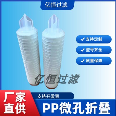 过滤器PP折叠滤芯PFSA2-0500TF40SC水处理设备大通量折叠20寸滤芯