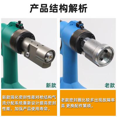新款致力威气动铆螺母枪M3-M12全自动工业级拉铆枪液压拉钉枪包邮