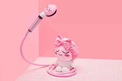 韩国进口kakao联名卡通沐浴净水花洒养肤花洒fulen母婴宝宝花洒