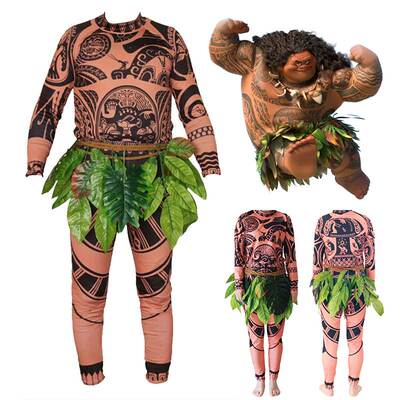 Moana Maui Tattoo Cosplay Costume Maui Tattoo T Shirt Pants
